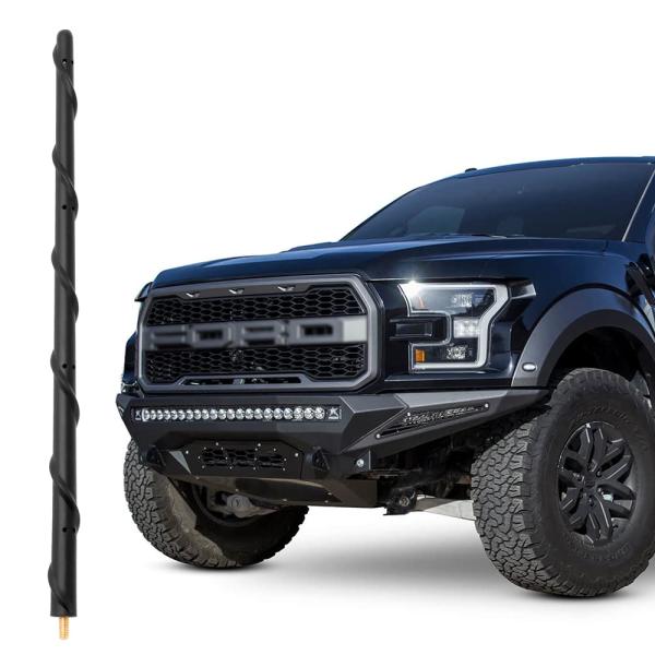 商品名: KSaAuto ピックアップトラックアンテナ 適合車載ラジオF150 2009-2020 13インチ M6スレッド ゴム交換用マスト 適合車載ラジオFM/AMレセプション用 2009 10 11 12 13 14 15 16 17...