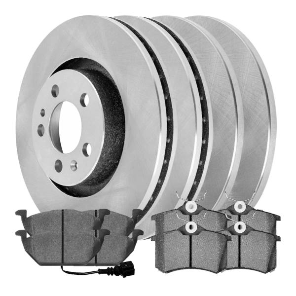 商品名:  AutoShack Front and Rear Brake Kit Rotors and Ceramic Pads Set of 4 Replacement for 2000 Volkswagen Beetle 2002 20...
