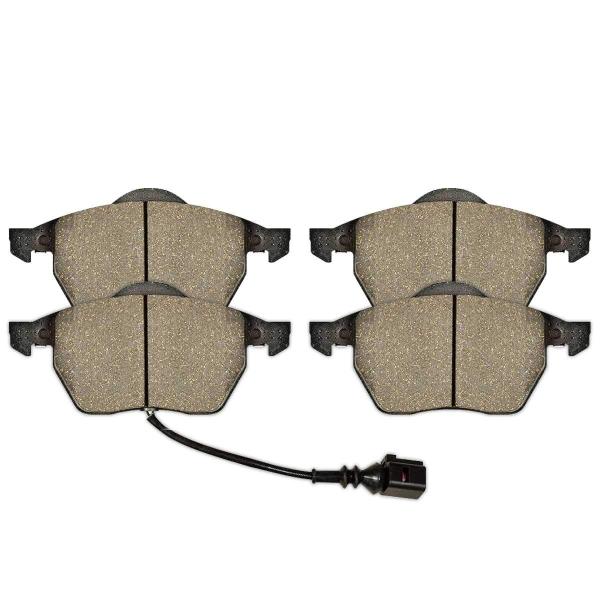 商品名:  AutoShack Front Ceramic Brake Pad Set Driver and Passenger Side Replacement for 1999-2005 VW Jetta 1999-2006 Golf ...