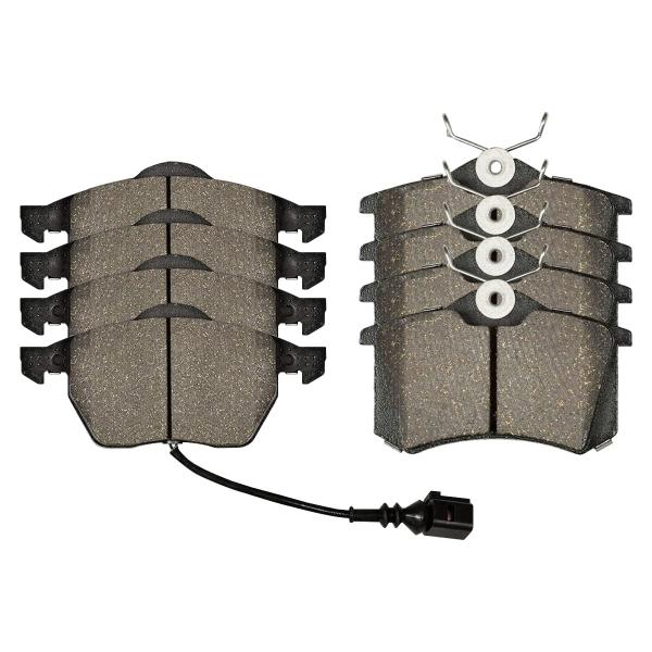 商品名: AutoShack SCD687A-340 フロントとリア セラミックブレーキパッド8点セット 交換用 1999-2006 フォルクスワーゲン ゴルフ 2000 ビートル 2000-2005 Jetta 2000-2003 200...