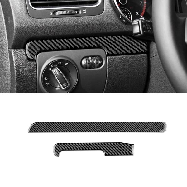 商品名:  AIRSPEED 2pcs Car Center Console Sticker Dashboard Strip Interior Trim for Volkswagen VW Golf 6 GTI MK6 2008-2013 ...