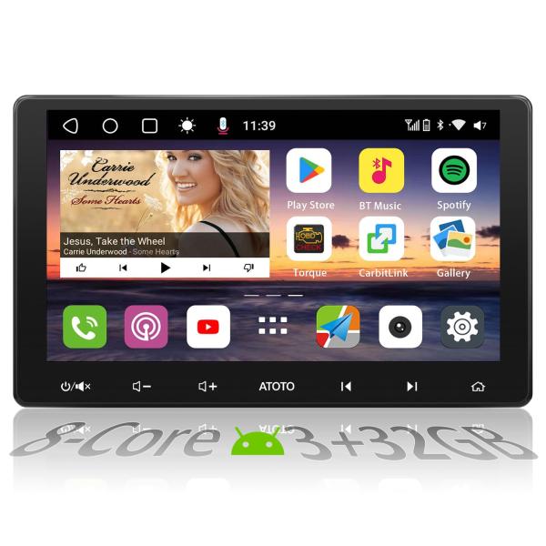 商品名: ATOTO S8 Andriod 車用 ダッシュボード埋め込み ナビゲーション - Bluetooth 音楽 オクタコア CPU ATOTO S8G2114PM 2nd Gen Android Car Stereo, 10.1-i...