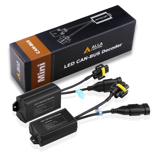 商品名: Alla Lighting H8 H9 H11 LEDデコーダー CAN バスエラーフリー LEDフォグライト/コーナリングライト/DRLキット電球 ちらつき/点滅防止 Alla Lighting H8 H9 H11 LED De...