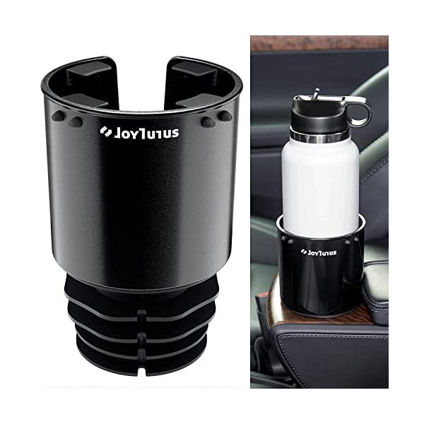 商品名: JOYTUTUS 車用カップホルダー アップグレードされた安定性カップホルダー エキスパンダー ほとんどの車のカップホルダーに対応 18~40オンスのボトルとマグを保持 カップホルダーほとんどのレギュラーカップホルダーに対応 JO...