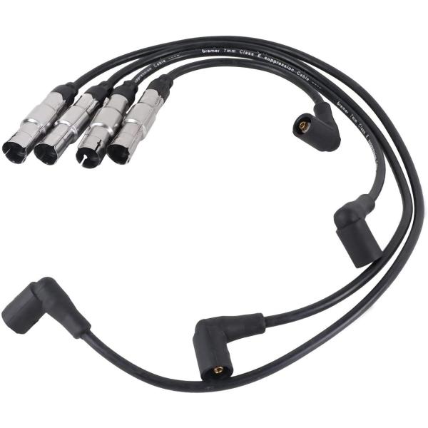 商品名: Bodeman - 交換用点火スパークプラグワイヤー 7mm (4本セット) 2001-2005 VW Beetle Jetta、2001-2007 Golf - L4 2.0L Bodeman - Replacement Ign...