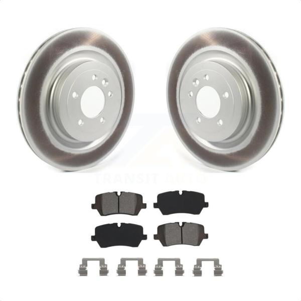 商品名:  Transit Auto Rear Coated Disc Brake Rotors And Semi-Metallic Pads Kit Replacement For Land Rover Range Sport KGS-1...