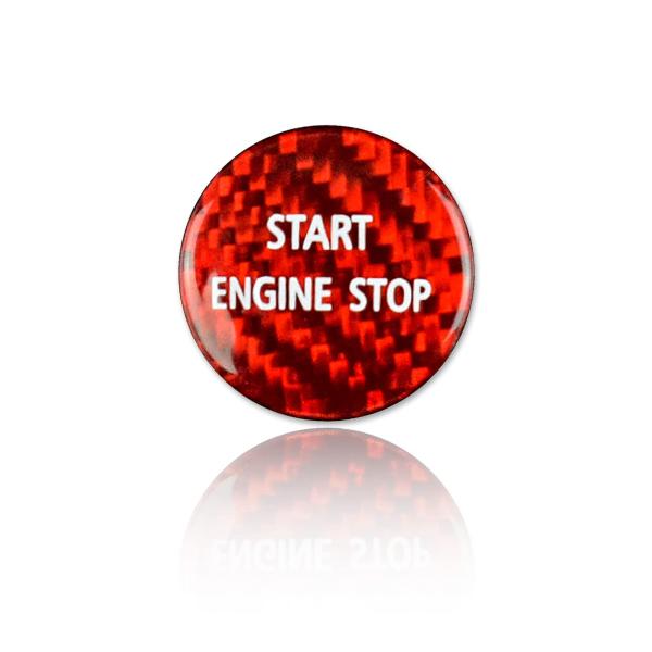 商品名:  AIRSPEED Carbon Fiber Car Engine Start Button Sticker Interior Ignition Trim Decal for Land Rover Discovery 4 2009...