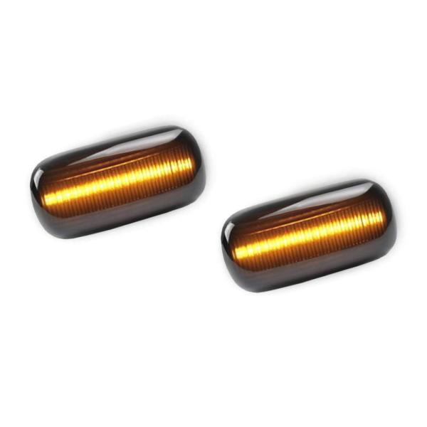 商品名:  Smoke Lens Sequential Amber LED Side Marker Light 1 Pair for Audi A4 S4 B6 B7 A6 C5 TT A8ブランド: PAKCEEINC高さ: 5.08cm...