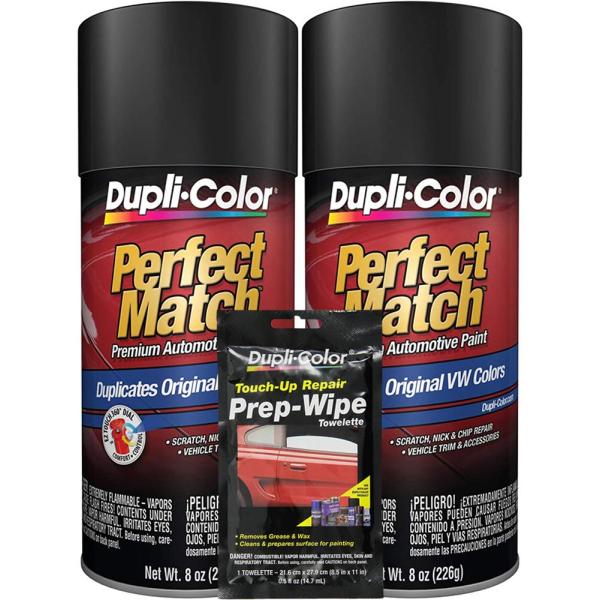 商品名:  Dupli-Color Metallic Black Magic Exact-Match Automotive Paint Compatible with Volkswagen Vehicles - 8 oz, Bundles ...