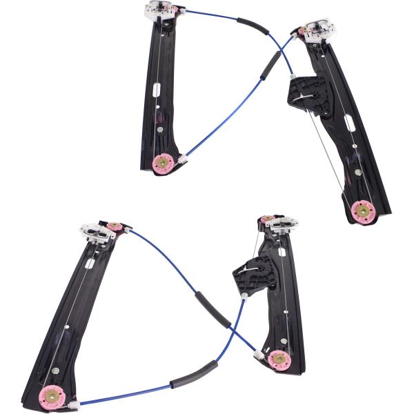 商品名:  Evan Fischer Window Regulator Set of 2 Compatible with 2017-2019 BMW 330i xDrive 2017-2018 Front Left Driver and R...