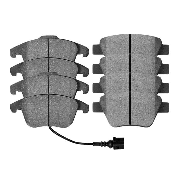 商品名:  AutoShack Front and Rear Ceramic Brake Pads Set 8pcs Replacement for 2009-2011 VW Eos 2010-2013 Golf 2010-2014 Jet...