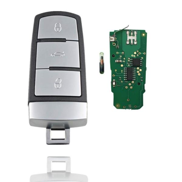 商品名:  DJL1 Keyless Car Remote Smart Key for Volkswagen Fob 3 Buttons 433 MHz ID48 Chip for VW Magotan CC Passat Remote C...