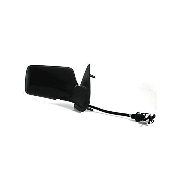 商品名:  Right Passenger Side Mirror VL1518 Unpainted Black Manual Operated Glass Convex Compatible With Volkswagen Golf 3 ...