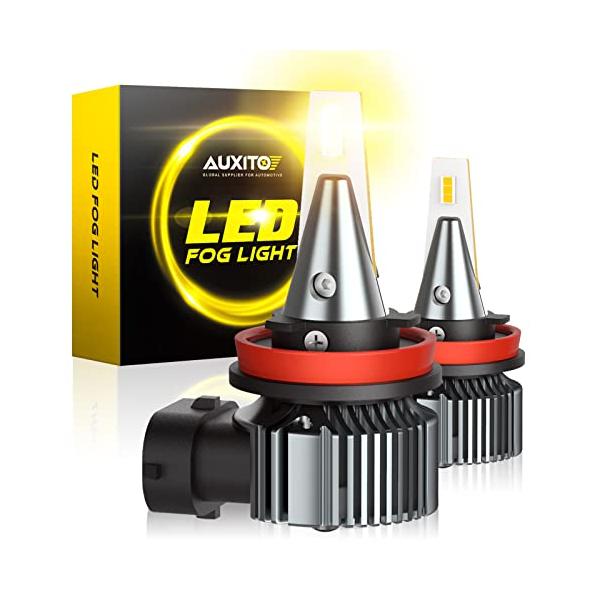 商品名:  AUXITO H8 H11 H16 LED Fog Light Bulbs, 3000K Amber Yellow, Strong Penetrating Power, Long Lifespan, Plug and Play,...