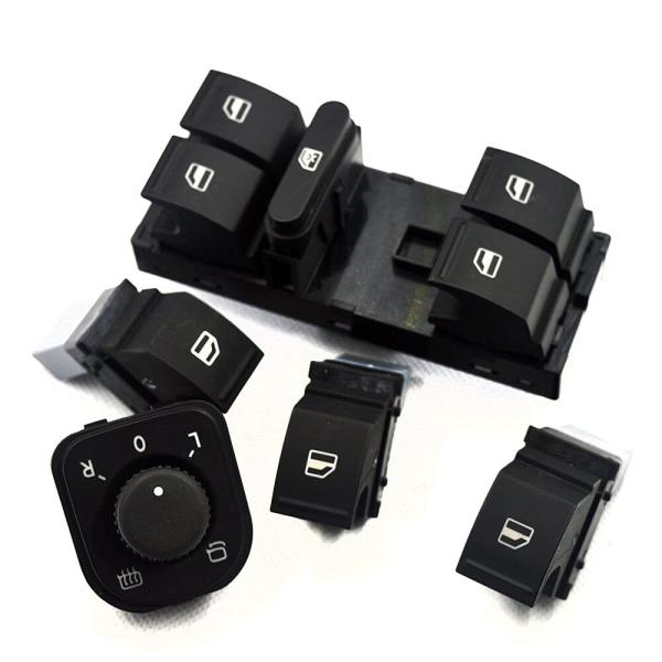 商品名:  CSW03674 Replacement Part for Car 5Pcs Power Mirror Switch Window Switch Button for Volkswagen VW Jetta MK5 Golf 5...