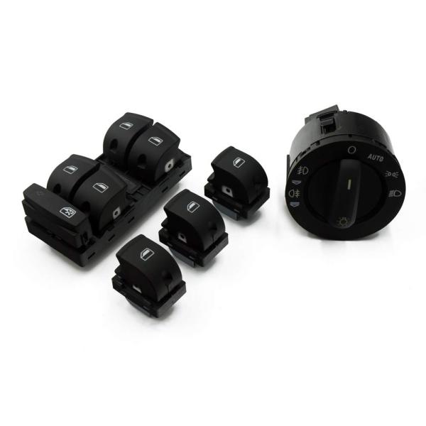 商品名:  CSW01300 Replacement Part for Car 5Pcs Window Switch Headlight Switch for AUDI A3 S3 A6 S6 C6 Q7 RS6 A6 Allroad Qu...