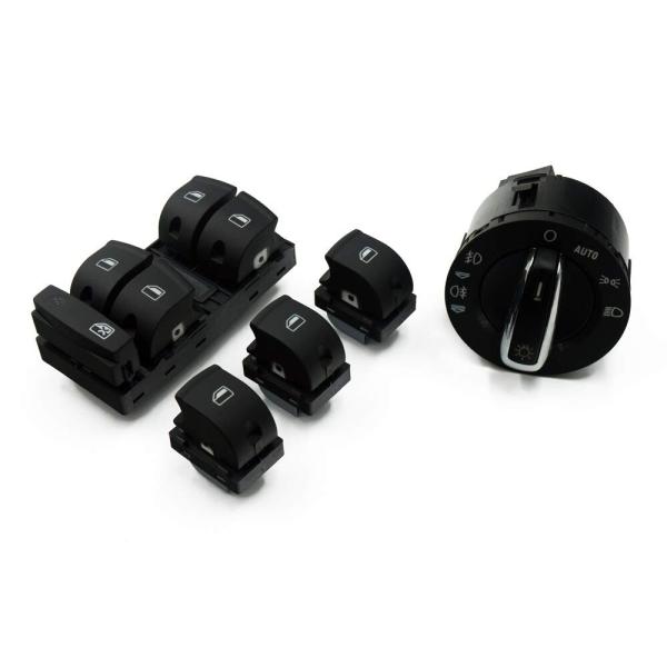 商品名:  CSW01311 Replacement Part for Car 5Pcs / Set Window Switch Headlight Switch for AUDI A3 S3 A6 S6 C6 Q7 RS6 A6 Allr...