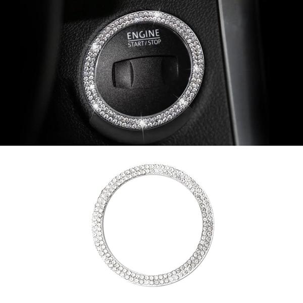 商品名: LECART フォルクスワーゲン CC 2009-2017用 VW CCアクセサリー キラキラ カーアクセサリー インテリア イグニッションボタンリング LECART for VW CC Accessories Bling Car...