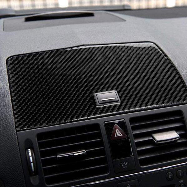 商品名:  XQauto Car Interior Carbon Fiber Dashboard Console Navigation Decoration Cover Trim for Mercedes-Benz C Class W204...