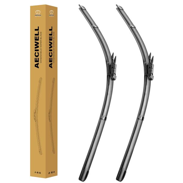 商品名: AECIWELL Factory Windshield Wiper Blade Wiper Set 24"+19" (Pinch Tab, Set of 2) Fits Audi A3 Quattro 4-Door 2006-20...