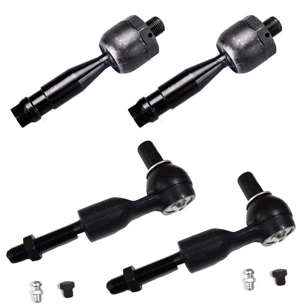 商品名:  HHCM 4PC Front Inner and Outer Tie Rod Ends Set EV440 ES3646, Inner and Outer Tie Rods for Audi A4, A4 Quattro, A6...