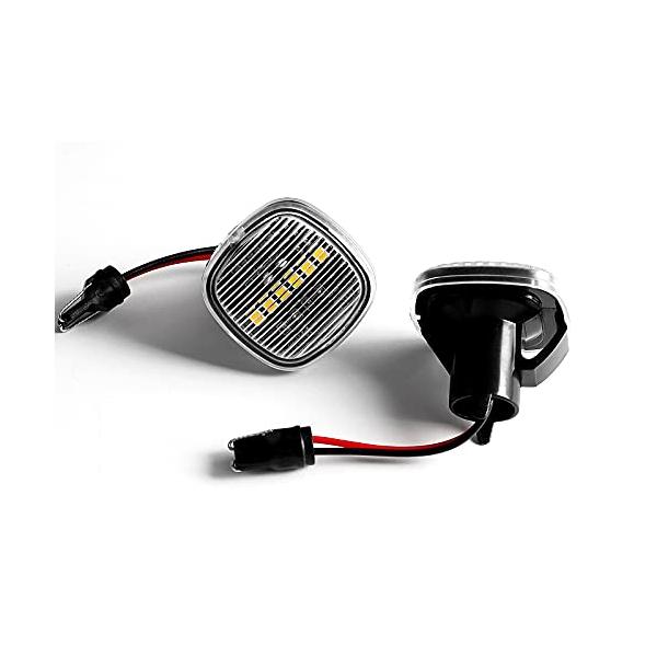 商品名:  HYPERSPEED Front Side Marker Lights Turn Signal Lamp Assembly 2PCS Compatible with Audi A4 A3 A8 Fit for Seat Ibiz...