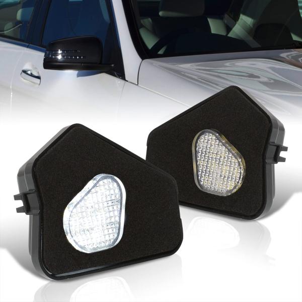 商品名:  AJP Distributors 2PCS White LED Side Under Mirror Puddle Lights Courtesy Lamps Assembly Pair Compatible/Replacemen...