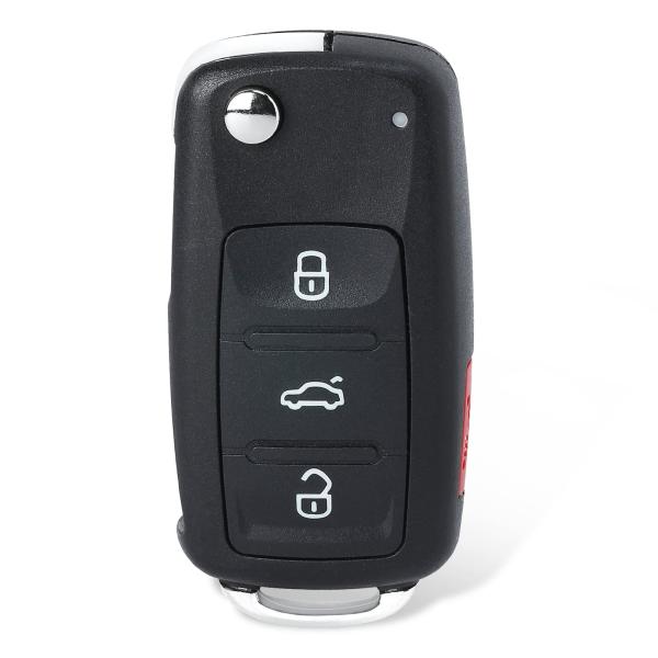 商品名: Keymall カーキーフォブ キーレスエントリーリモコン 交換用 VW Volkswagen Jetta Passat 2017 2018 2019 FCC ID:NBGFS93N P/N:5K0837202BP ID48チップ...