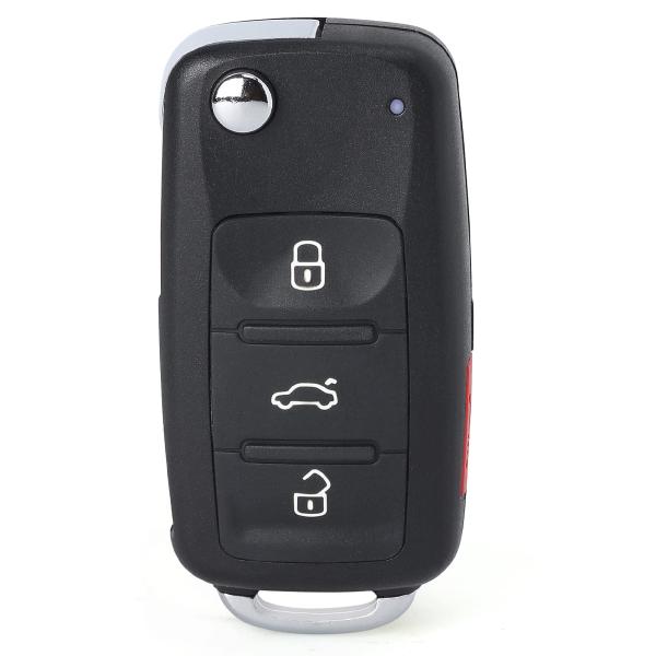 商品名: Keymall 車用キーフォブ キーレスエントリーリモコン VW Volkswagen Jetta Passat 2017 2018 2019 FCC ID:NBGFS93N P/N:5K0837202BP ID48Chip 3+...