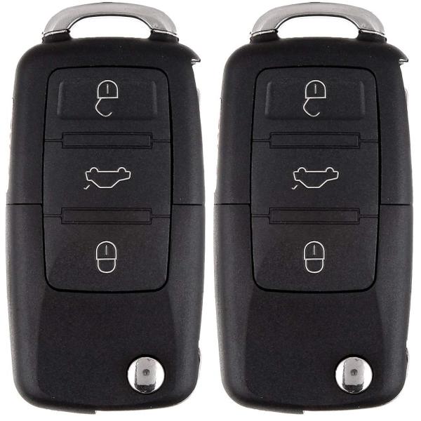 商品名:  ROADFAR Keyless Entry Remote Car Key Fob 2pcs Shell Case Uncut Replacement for V-olkswagen for B-eetle for G-olf f...