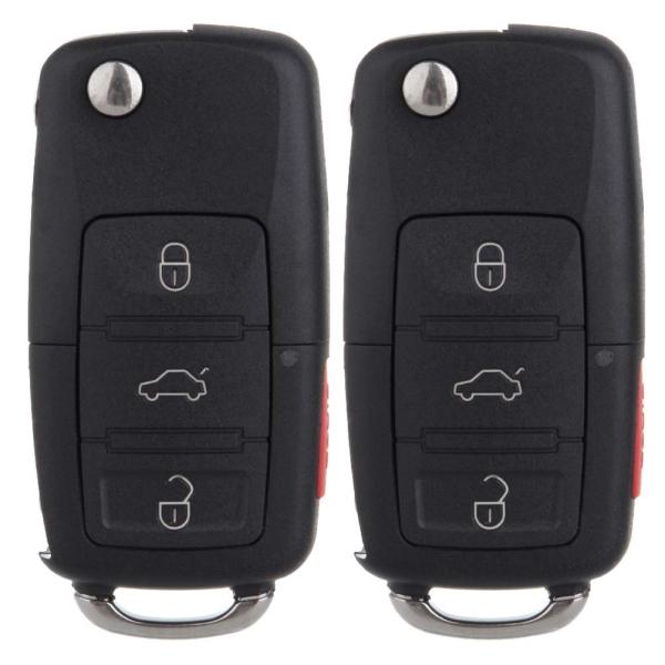 商品名:  SCITOO Replacement for 2X4 Button Key Fob Keyless Entry Remote Fob 02-10 for V-o-lkswagen for J-etta for P-assat f...