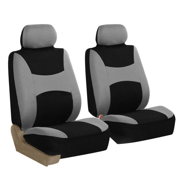 商品名:  FH Group Front Set Cloth Car Seat Covers for Low Back Seats with Removable Headrest, Universal Fit, Airbag Compati...