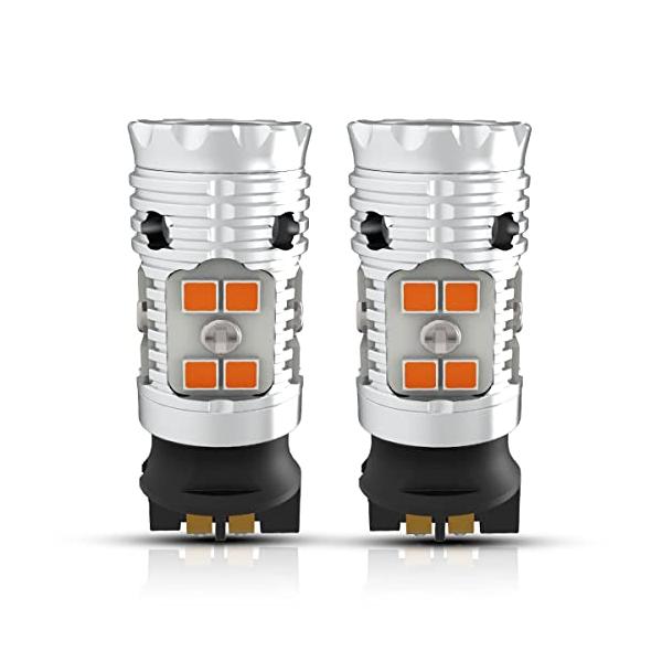 商品名: LASFIT PWY24W LED電球 ウィンカーライト PW24W 抵抗器内蔵 キャンバス エラーフリー 非常に明るい点滅 アンバー/イエロー 交換用 2023年アップグレード(2個パック) LASFIT PWY24W LED ...