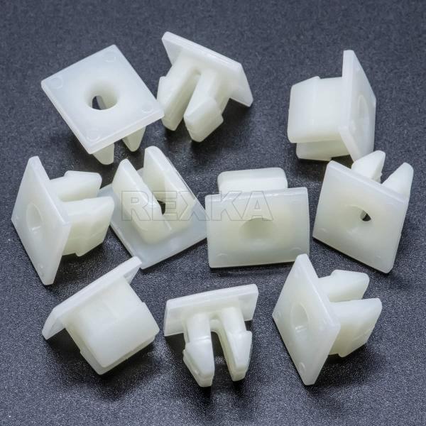 商品名: Rexka フロントバンパーサポート スプラッシュシールド アンダーカバー ナイロンナット グロメットM5.5ネジ 90189-06193 トヨタレクサス用 10個 Rexka 10pcs Front Bumper Support...