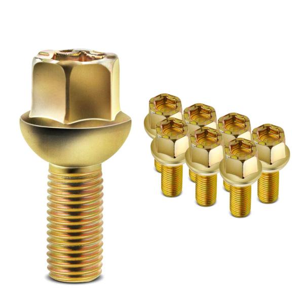 商品名: A-Premium 8個 M12-1.5 ホイールスタッド フォルクスワーゲン ジェッタ パサート ゴルフ カブリオレ コラード フォックス ラビット クアンタム シロッコ ダッシャー アウディ 4000 クーペ A-Premiu...