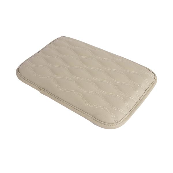 商品名: x xotic tech センターコンソールアームレストシートボックスカバーパッド、柔軟なゴムバンド付きレザークッションマットプロテクター、ほとんどの車用ユニバーサルアクセサリー、SUV、トラック（7.8 "x12"） F ベージ...