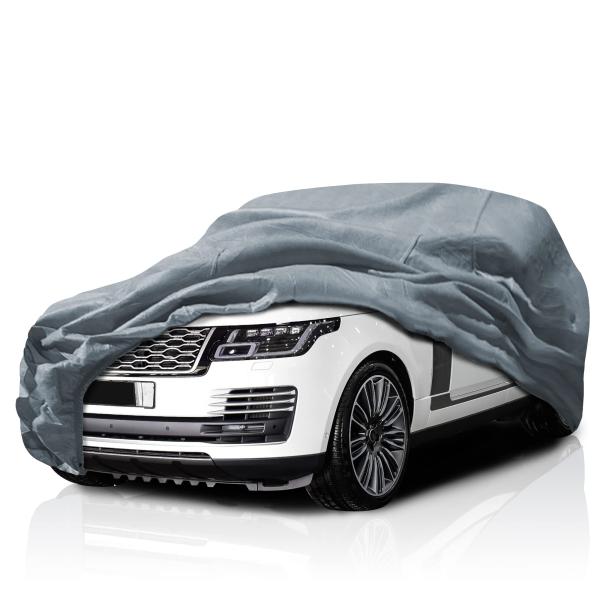 商品名: 5層車カバー ランドローバー レンジローバー 2012-2023 SUV用 セミカスタムフィット フルカバー 汚染 ほこり 太陽 雪 雨 霰 全天候保護 通気性 5 Layer Car Cover for Land Rover R...