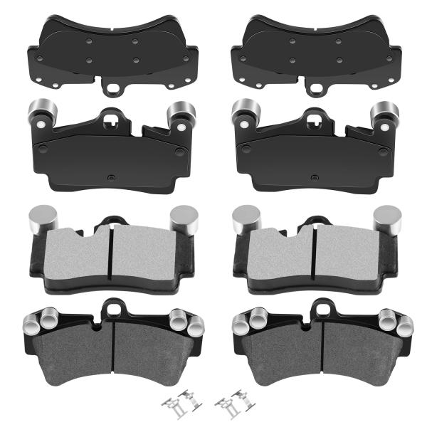 商品名:  AUTOMUTO Ceramic Brake Pads Kits, Front Rear 8pcs Brakes Pads Set fit For 2007-2015 For Audi Q7,2003-2006 2008-201...