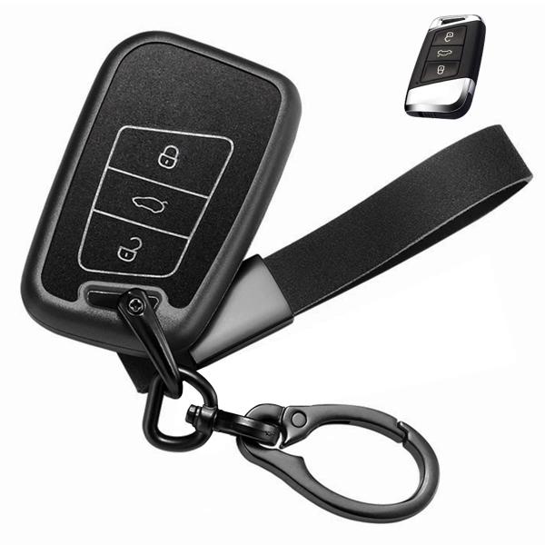 商品名:  for Volkswagen VW Arteon Atlas Golf Alltrack Jetta Passat Tiguan for Skoda Kodiaq Superb A7 Key Fob Cover Alcantar...