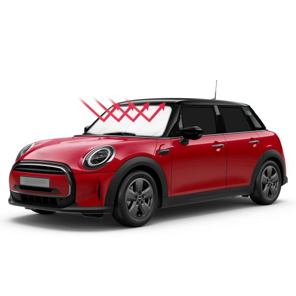 商品名: YIXIND フロントガラス サンシェード プロテクター ミニ クーパー クーパー S ハードトップ 4ドア ツーリングセダンカバー 100%フロントガラスサンシェード YIXIND Front Windshield Sun Sh...