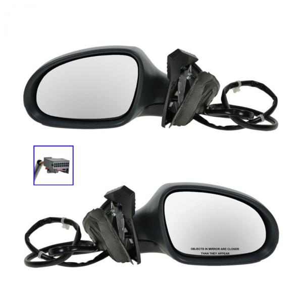 商品名: 電源加熱ウィンカーサイドビューミラー LH RH ペアセット 06-10 VW Passat用 Power Heated Turn Signal Side View Mirror LH RH Pair Set for 06-10 ...