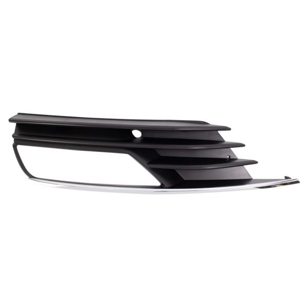 商品名: TRQ フロント左フォグライトベゼル 2015-2016 Audi A3に対応 TRQ Front Left Fog Light Bezel Chrome &amp; Black Drivers Side Compatible w...