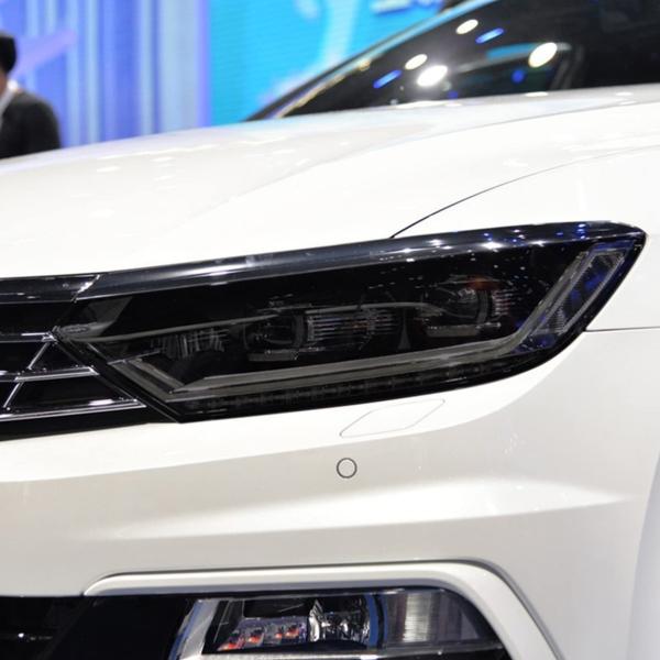 商品名: フォルクスワーゲン VW パサート B8 215-On 2 個の車のヘッドライト保護フィルム スモーク ブラックティント ラップ ビニール透明 TPU ステッカーに適合 Teptdirio Fit for Volkswagen V...