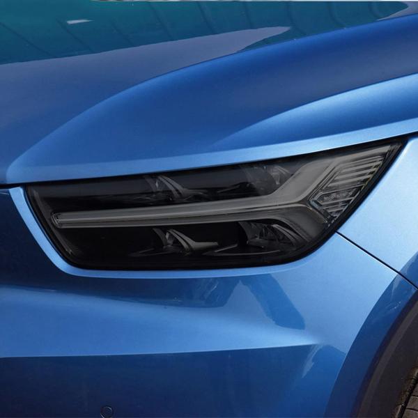 商品名: ボルボ XC40 2018 2019 2020 2021 2 ピース スモーク ブラック ティント ラップ 車 ヘッドライト 保護 フィルム クリア ビニール TPU ステッカー Fit for Volvo XC40 2018 2...