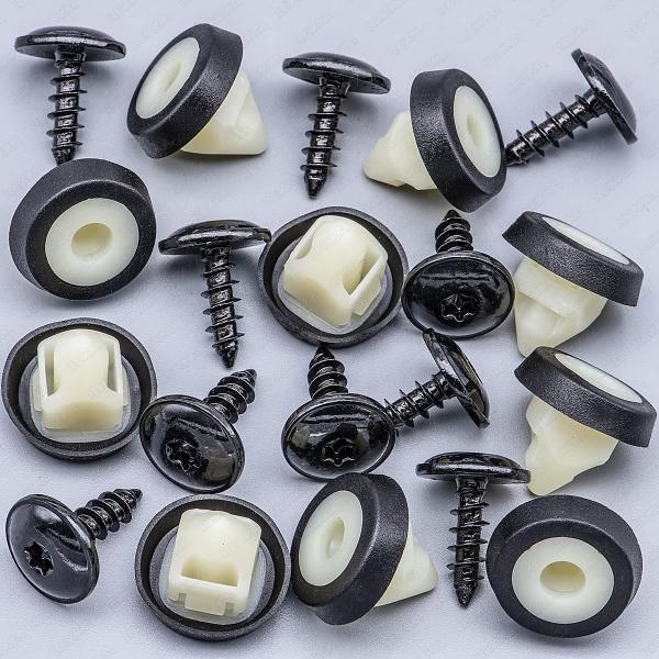 商品名:  Rexka 10 Sets T25 Bumper Cover Splash Shield Bracket Nut Torx Screw Kit for Audi VW N10621301 N90974701 - Multipur...