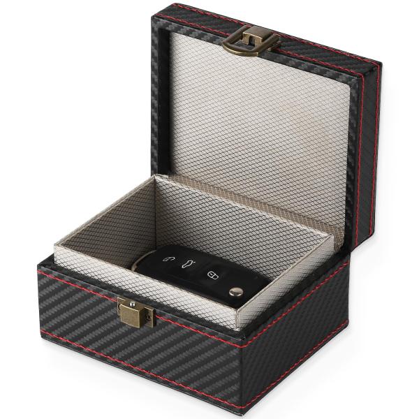 商品名:  Amiss Faraday Box Signal Blocking Box for Car Key, Faraday Key Fob Protector RFID Blocking Cages, Keyless Entry Ca...