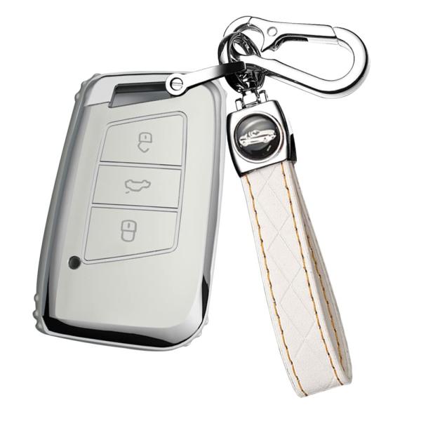 商品名:  ontto Fit for VW Key Fob Case with Keychain Compatible with Volkswagen Arteon Atlas Golf Alltrack Jetta Passat Sma...
