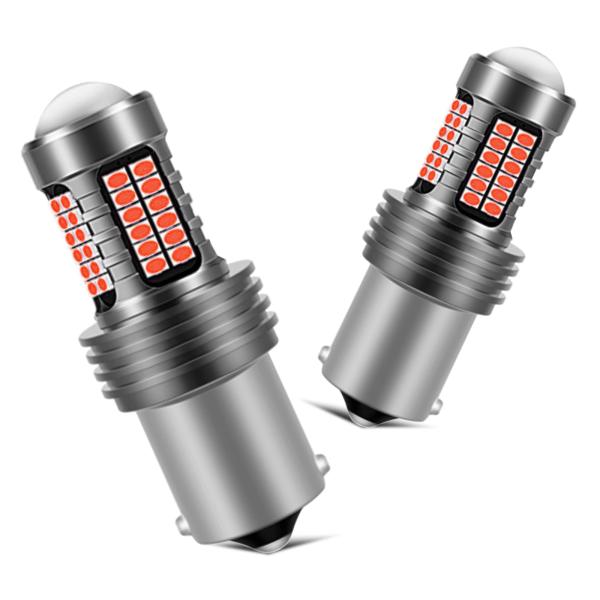 商品名: Miytsya LED電球 2個 9-30V 非常に明るい 低電力 1157 2357 2057 7528 BAY15D ブレーキテールランニングパーキングバックアップライト用 (ブリリアントレッド) Miytsya 2 PCS ...