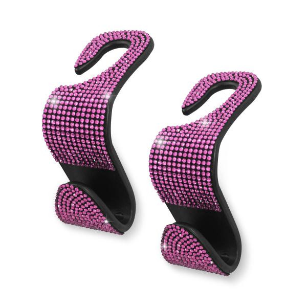 商品名:  OSIFIT 2PCS Car Seat Hooks, Bling Car Rhinestone Headrest Hooks, Universal Bling Car Interior Accessories, for Han...