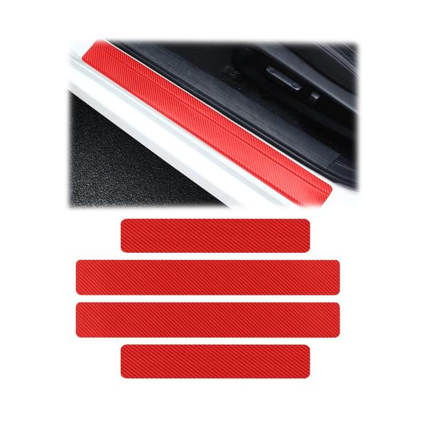 商品名:  AICEL 4PCS Car Door Sill Scuff Plate Protectors, Carbon Fiber Welcome Pedal Scratch Cover Stickers, Universal Thre...